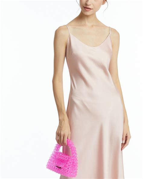 Сумка тоут женская с жемчужными бусинами ручная работа лето акриловый кристаллический камень