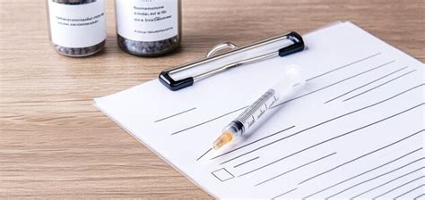 Medical Chart Syringe Medication Bottles Healthcare Premium Ai