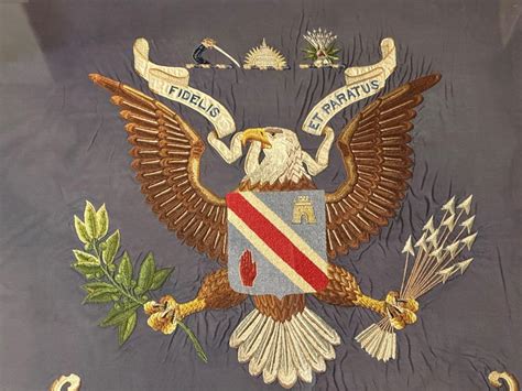 Lot Regimental Colors Of The 372nd Infantry Regiment