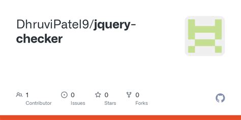 Github Dhruvipatel9jquery Checker