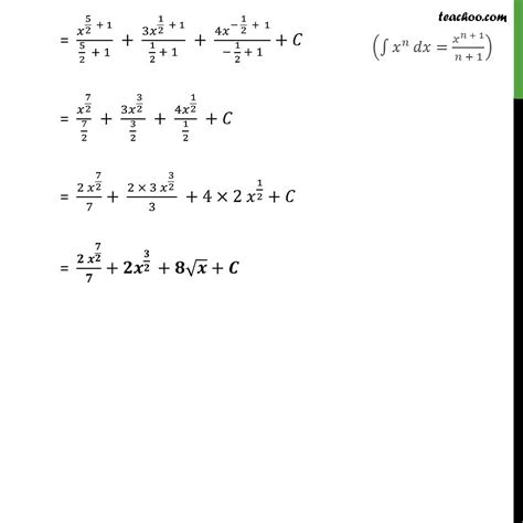 Ex 7 1 12 Integrate X 3 3x 4 Root X Dx Teachoo