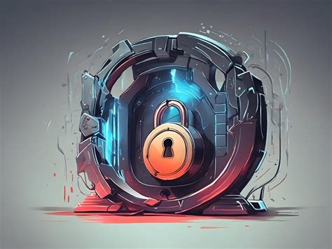 Premium Ai Image Flat Illustration Of Network Security Lock Concept