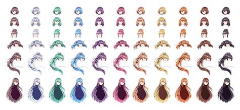 Anime Hair Color Simple Tutorial On Anime Hair By Nch85 On Deviantart