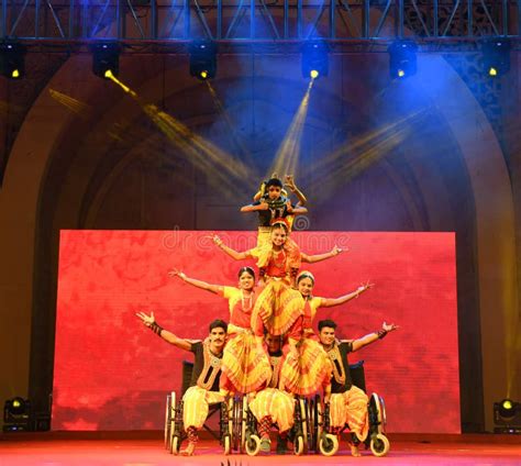 Divyang Performs In Rajasthan Editorial Image Image Of Female