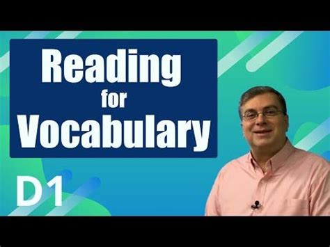 Learn English Reading For Vocabulary Level D Lesson 01 Brian