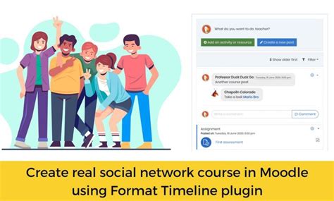 Create Real Social Network Course In Moodle Using Format Timeline