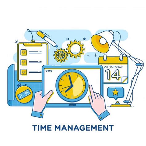 Premium Vector Time Management Time Icon Time Management Art