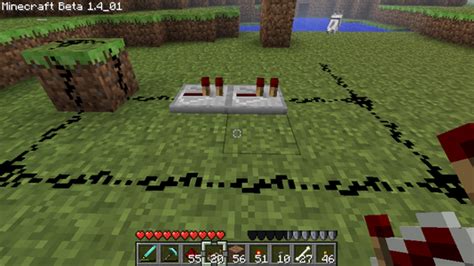 Mine Craft Redstone Button Signal Time Extender 5 Steps Instructables