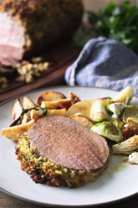 Herb Crusted Eye Round Roast Beef Low Carb Maven