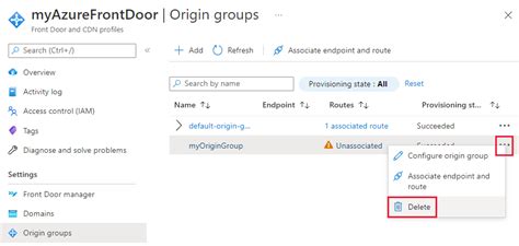 how to configure origins azure front door microsoft learn