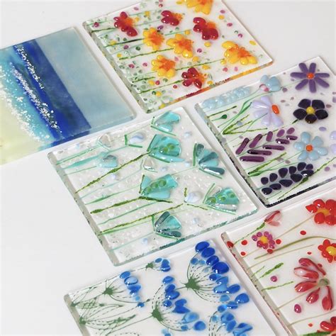 Fused Glass Mini Pictures Fused Glass Tile Ideas Glass Fusion