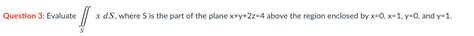solved scalar surface integrals parametrize the surface