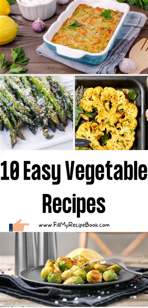 Easy Vegetable Recipes For Beginners At Stuart Witt Blog