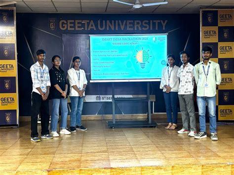 Vansh Bhatnagar On Linkedin Sih Empowerment Web Geetauniversity Tech Hackathon