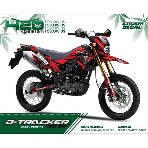 Jual Decal Sticker Motor Cross KLX Dtracker SE 150 New Fullbody Dekal