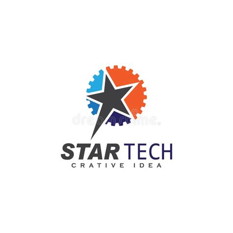 Technology Logo Template Vector Illustration Stock Vector