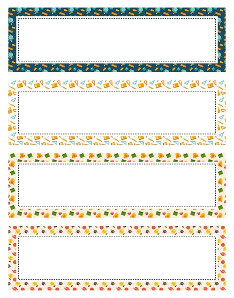 Printable Name Tags For Desks