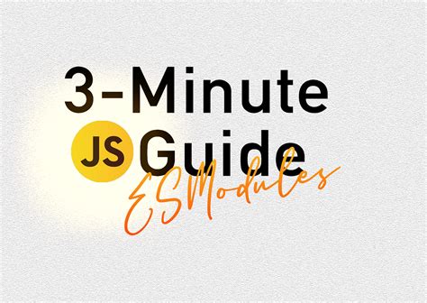 Esmodules In Javascript Quick And Accurate Guide Nerd For Tech
