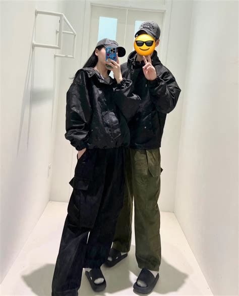 스트릿오버핏벌룬힙루즈핏 보이핏 카모플라주 후드 바람막이 1color 에이블리