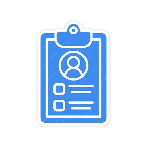 Premium Vector Patient Pofile Icon Vector Image Can Be Used For