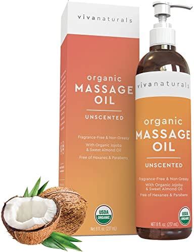 Certified Organic Massage Oil Naturally Derived And Non Greasy