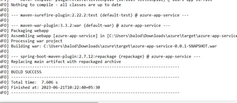 Spring Boot Web App Deployment To Azure App Service Failed Microsoft Qanda