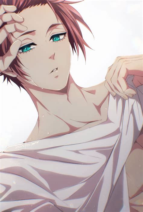 May໒꒱· ﾟ On X Blue Lovk Cute Anime Guys Sae
