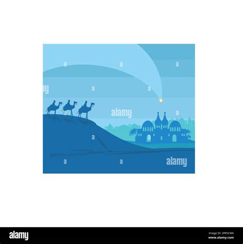 Birth Of Jesus In Bethlehem Abstract Card Stock Vector Image And Art