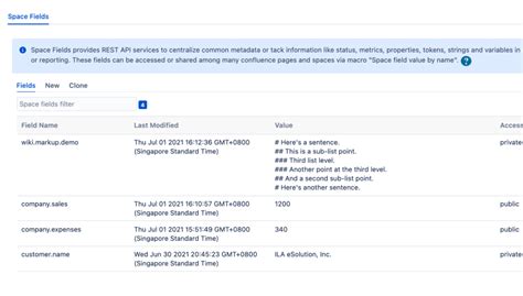Space Fields Atlassian Marketplace