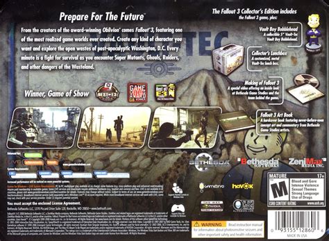 Fallout 3 Collectors Edition Cover Or Packaging Material Mobygames