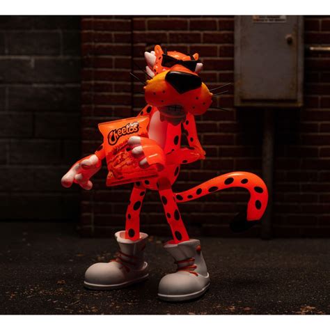 Cheetos Chester Cheetah Flamin Hot Glow In The Dark 6 Inch Action Fig
