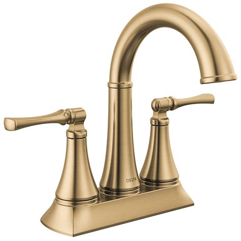 Delta Archdale Champagne Bronze 4 In Centerset 2 Handle Watersense