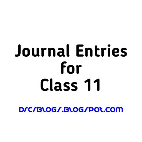 Important Journal Entries Questions With Solutions For Class 11 Accounting