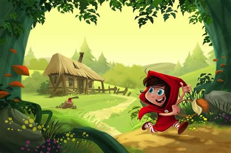 Сказка для детей Красная шапочка Caperucita Roja Dibujos Cuentos Para Dormir