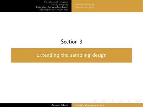 Sampling Graphs Efficiently Mad Stat Tse Ppt