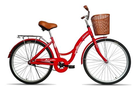 Bicicleta Urbana Sahara Canasta Portabulto Rodada 24 Bicimaya Lupon