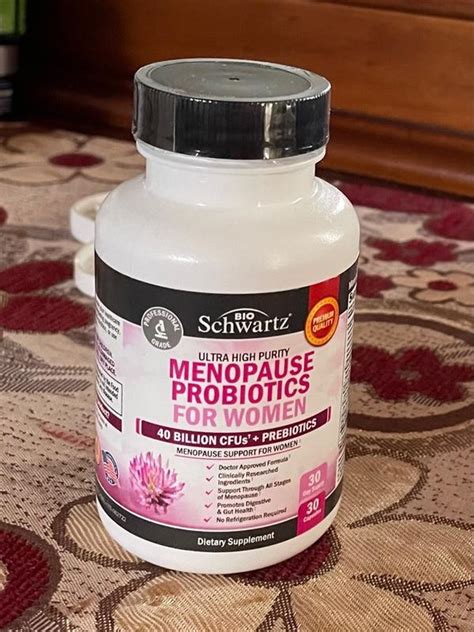 Menopause Support Probiotics Hot Flashes Night Sweats Mood Swings
