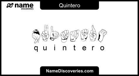 Quintero Name Meaning And Origin