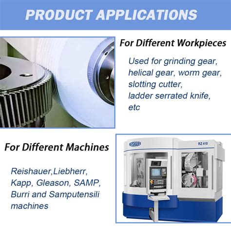 Worm Gear Grinding Wheel Ceramic Bond Sintered Grinding Wheel Gear Grinding Cutting Abrasive