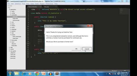 Codeigniter Tutorial For Beginners Youtube