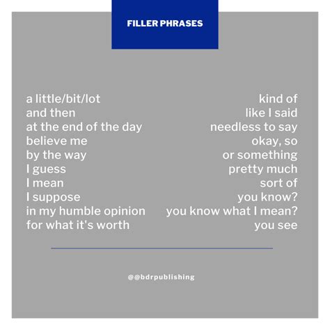 Filler Words