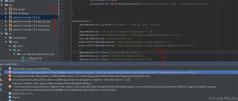 Java Library Works In Intellij Doesnt But Doesnt Work In Android