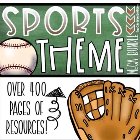 Sports Teamwork Theme Classroom Decorations And Management Mega Bundle