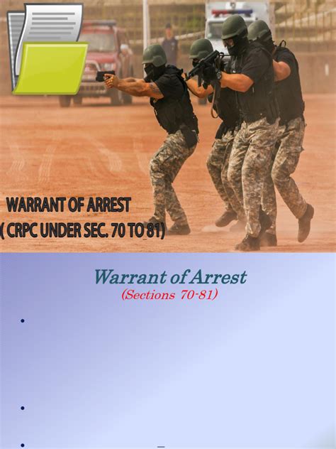 Warrant Pdf Arrest Warrant Bail