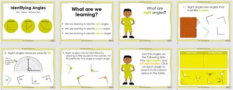 Identifying Angles Year 4 Teaching Resources