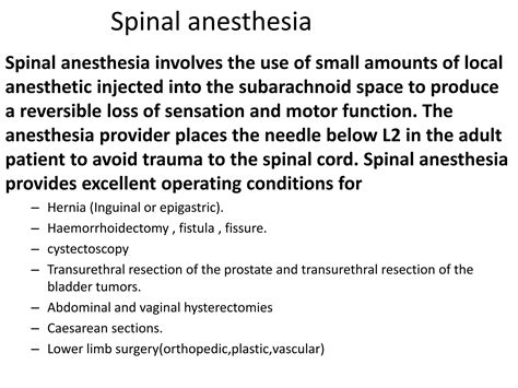 Neuraxial Anesthesia Pptx