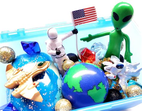 Space Playdough Kit Playdough Sensory Kit Space Sensory Kit Sensory