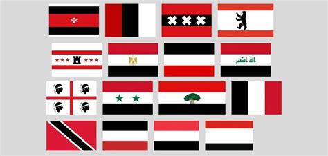 Which Countrys Flag Is The Red White And Black Flag