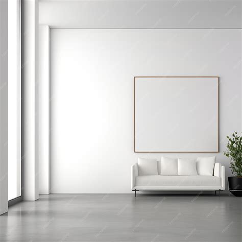 Premium Ai Image Office Reception Desk Ready For Branding Wall Logo