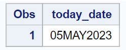 How To Use The TODAY Function In SAS With Examples